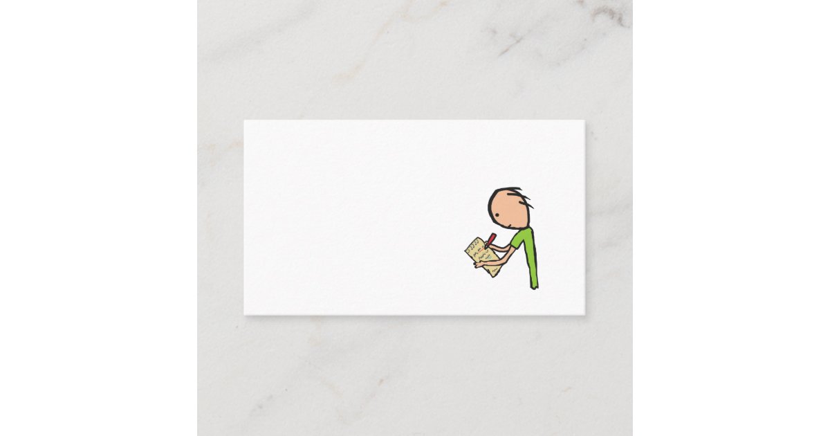 Journalist Business Card | Zazzle