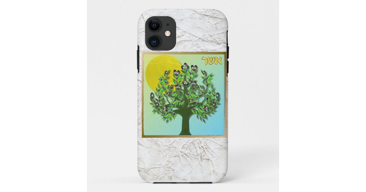 Judaica 12 Tribes Israel Asher Case-Mate iPhone Case | Zazzle