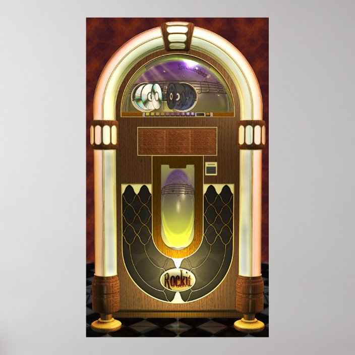 Jukebox Poster | Zazzle.co.uk