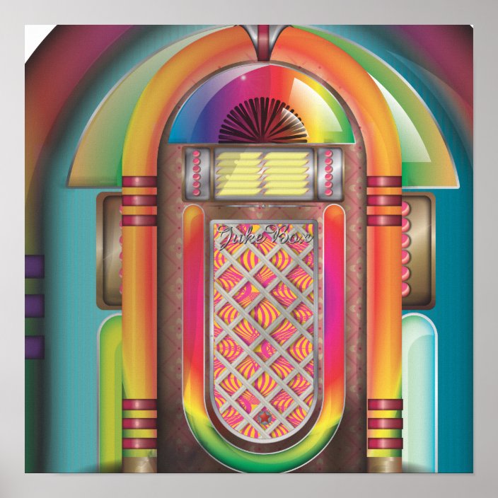 JukeBox Poster | Zazzle.co.uk