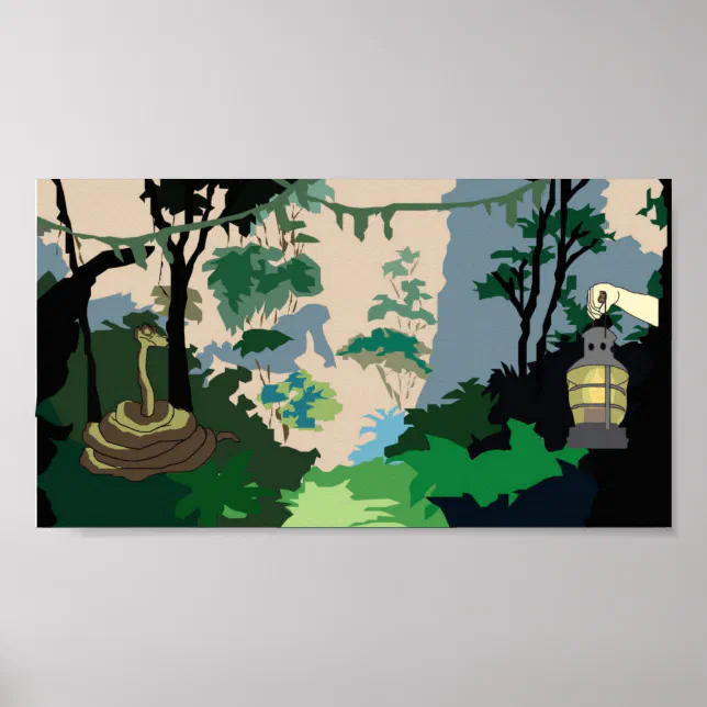 Jungle Snake Poster | Zazzle