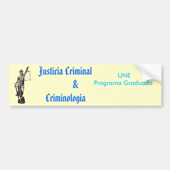 Criminal Bumper Stickers & Car Stickers | Zazzle UK