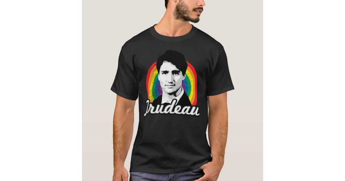 Justin Trudeau Pride T-Shirt | Zazzle