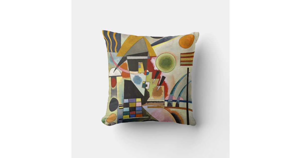 Kandinsky Abstract Artwork Cushion | Zazzle