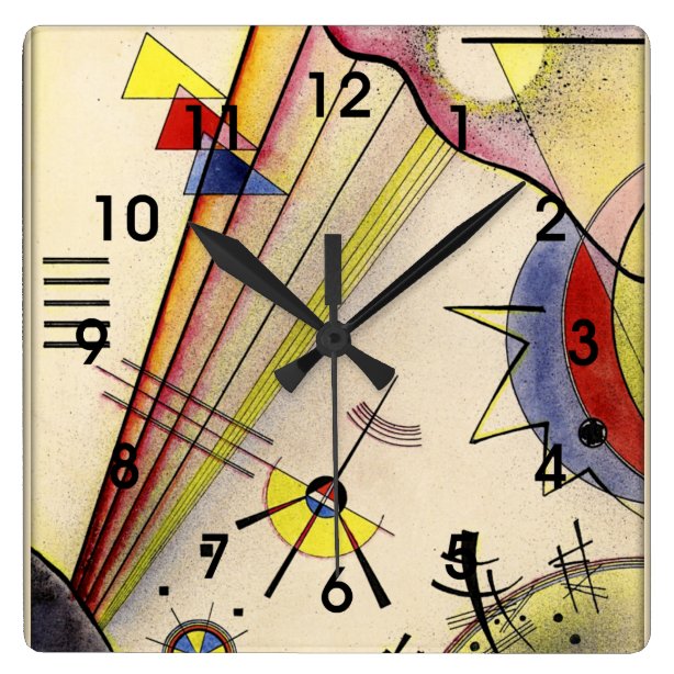 Kandinsky Wall Clocks | Zazzle UK