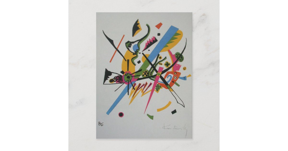 Kandinsky Small Worlds Kleine Welts I Postcard | Zazzle
