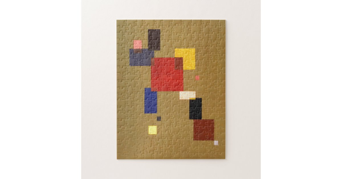 Kandinsky Thirteen Rectangles Abstract Painting Jigsaw Puzzle | Zazzle