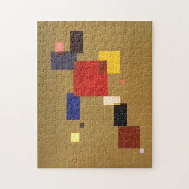Kandinsky Thirteen Rectangles Abstract Painting Jigsaw Puzzle | Zazzle