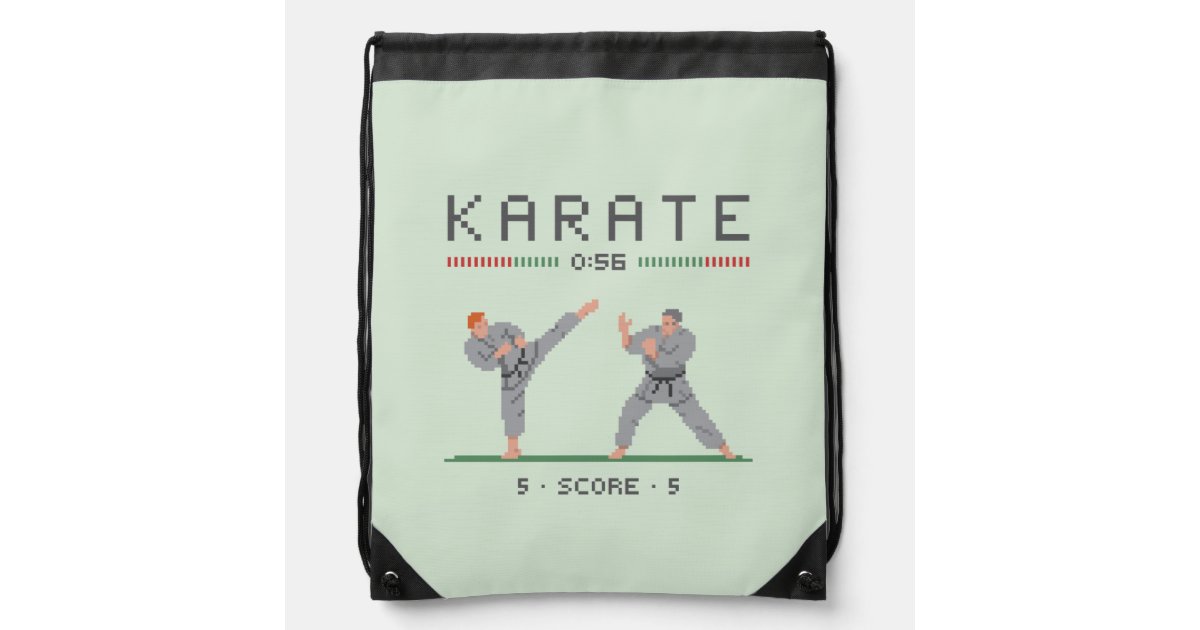 Karate Video Game Drawstring Bag | Zazzle