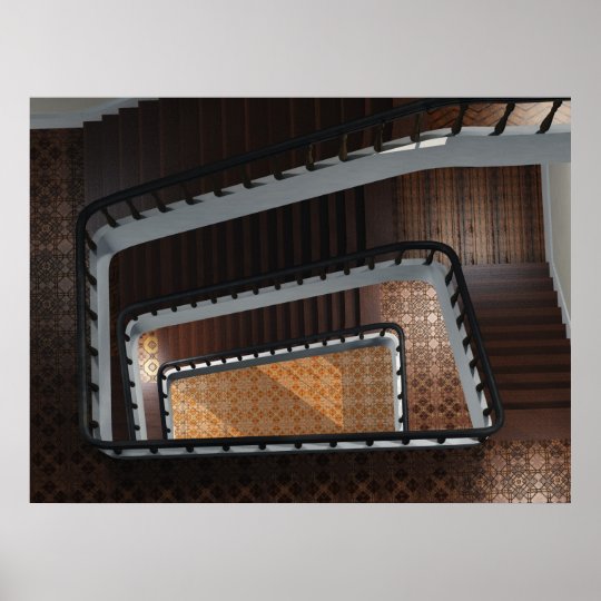 Karen's Stairs Poster | Zazzle.co.uk