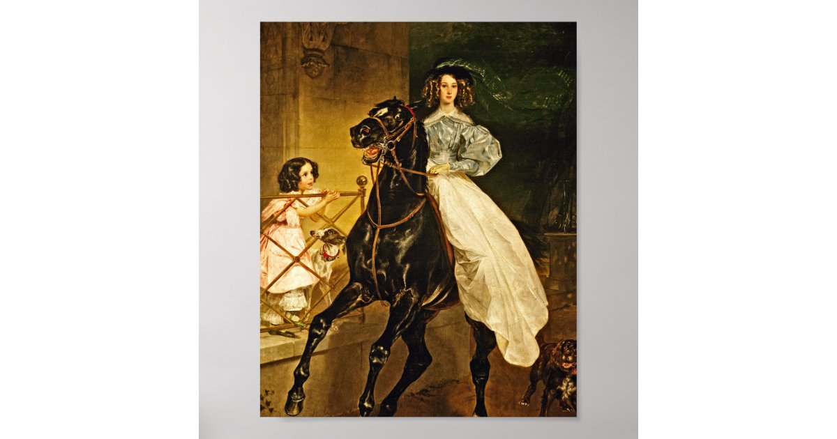 Karl Bryullov - A Rider Poster | Zazzle