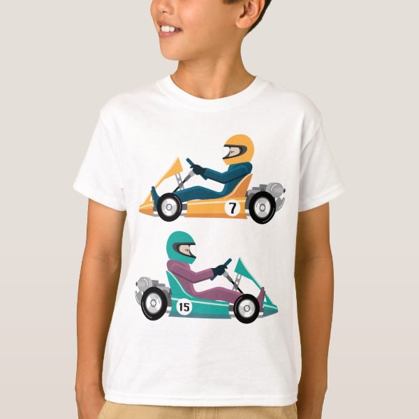 Karting T-Shirts & Shirt Designs | Zazzle UK