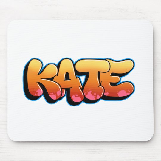 Kate Graffiti Style Merch! Custom Name Kate Mouse Mat | Zazzle.co.uk