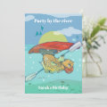 Kayaking Canoe birthday party Invitation | Zazzle