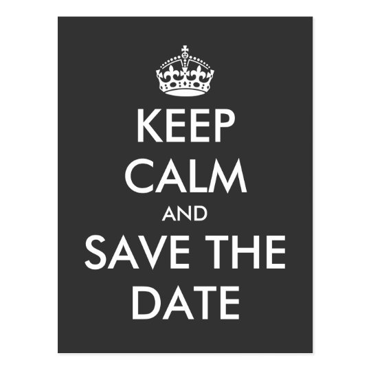 Old Photo Save the Date Postcard | Zazzle.co.uk