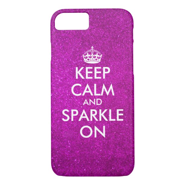 Keep Calm And Sparkle iPhone Cases & Covers | Zazzle.co.uk