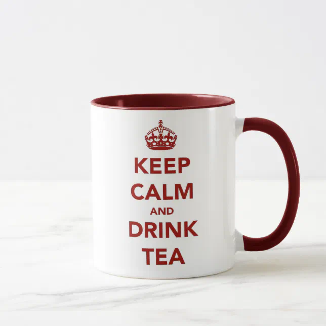 Keep Calm, Drink Tea Mug | Zazzle