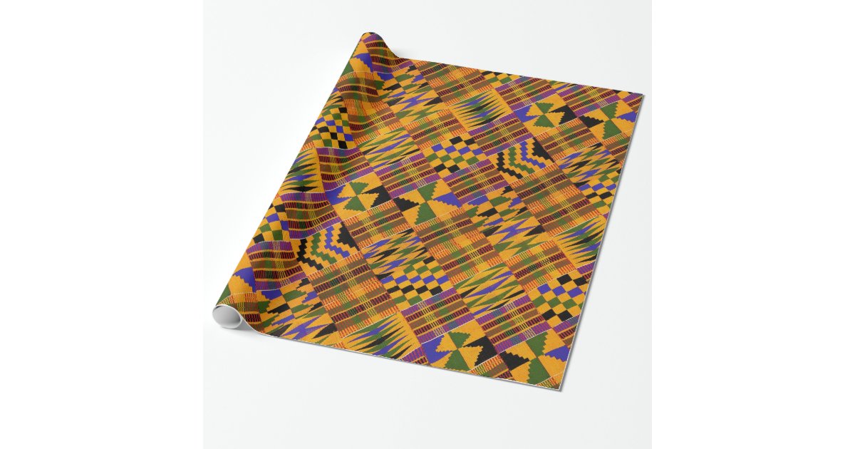 Kente Cloth II Wrapping Paper | Zazzle