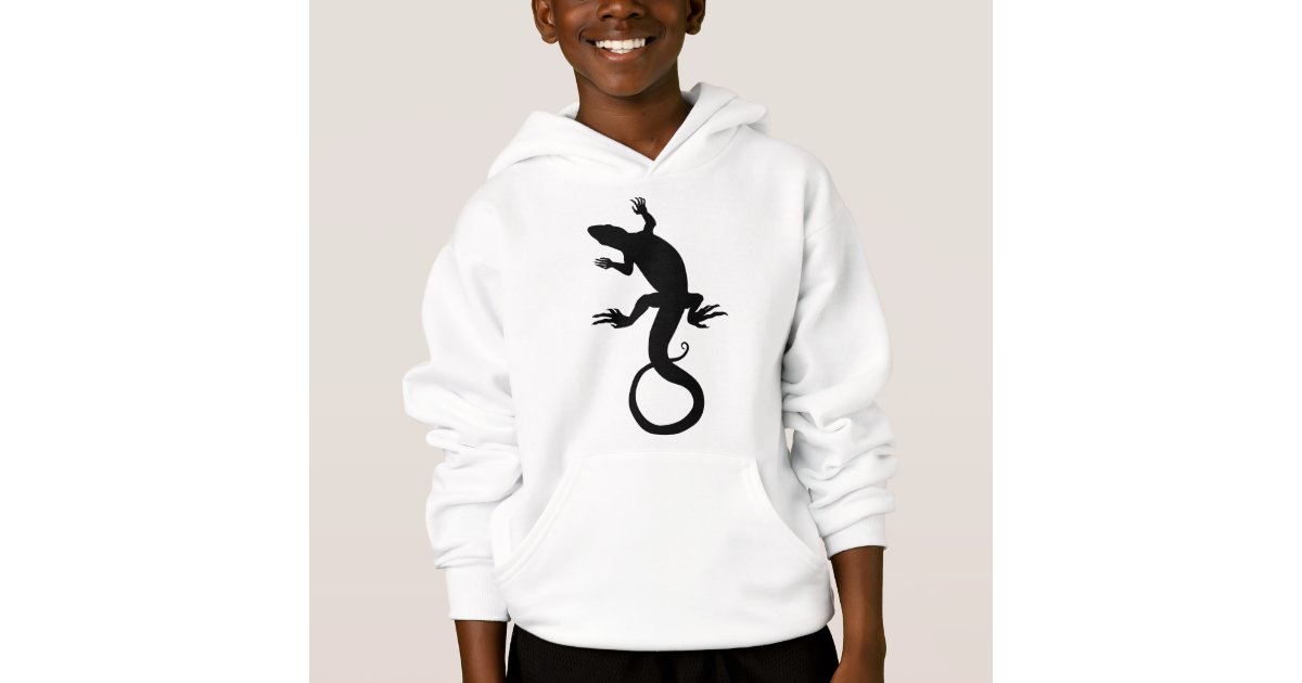 Kid's Lizard Hoodie Reptile Art Kids Sweatshirt | Zazzle