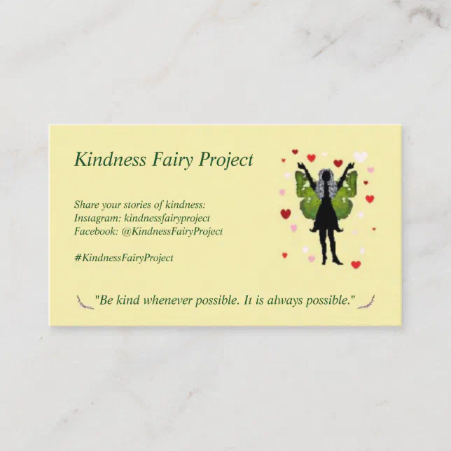 Kindness Fairy Cards | Zazzle
