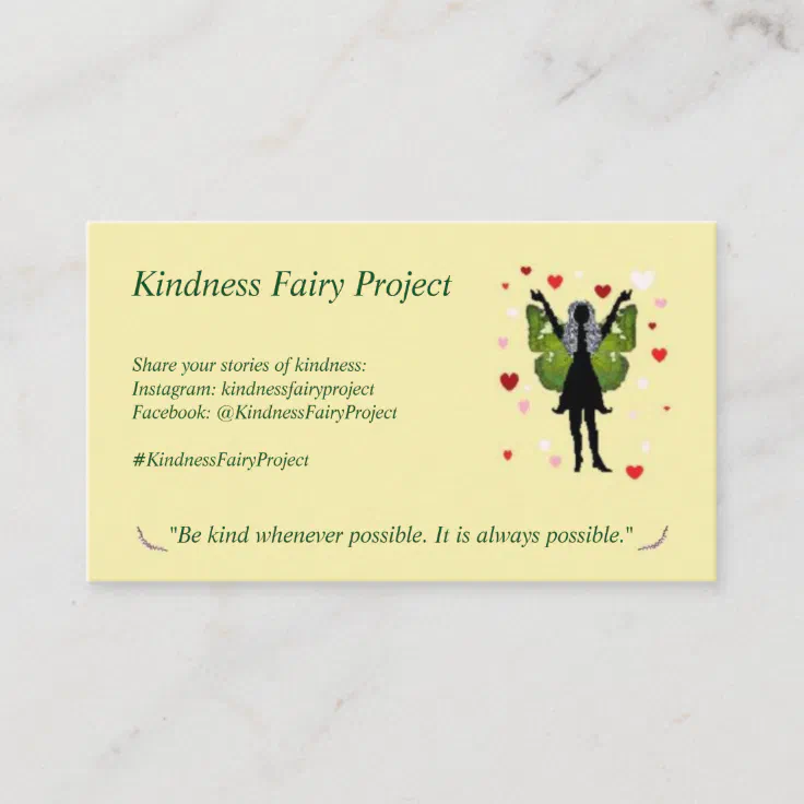 Kindness Fairy Cards | Zazzle