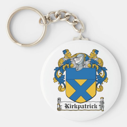 Kirkpatrick Family Crest Key Ring | Zazzle.co.uk