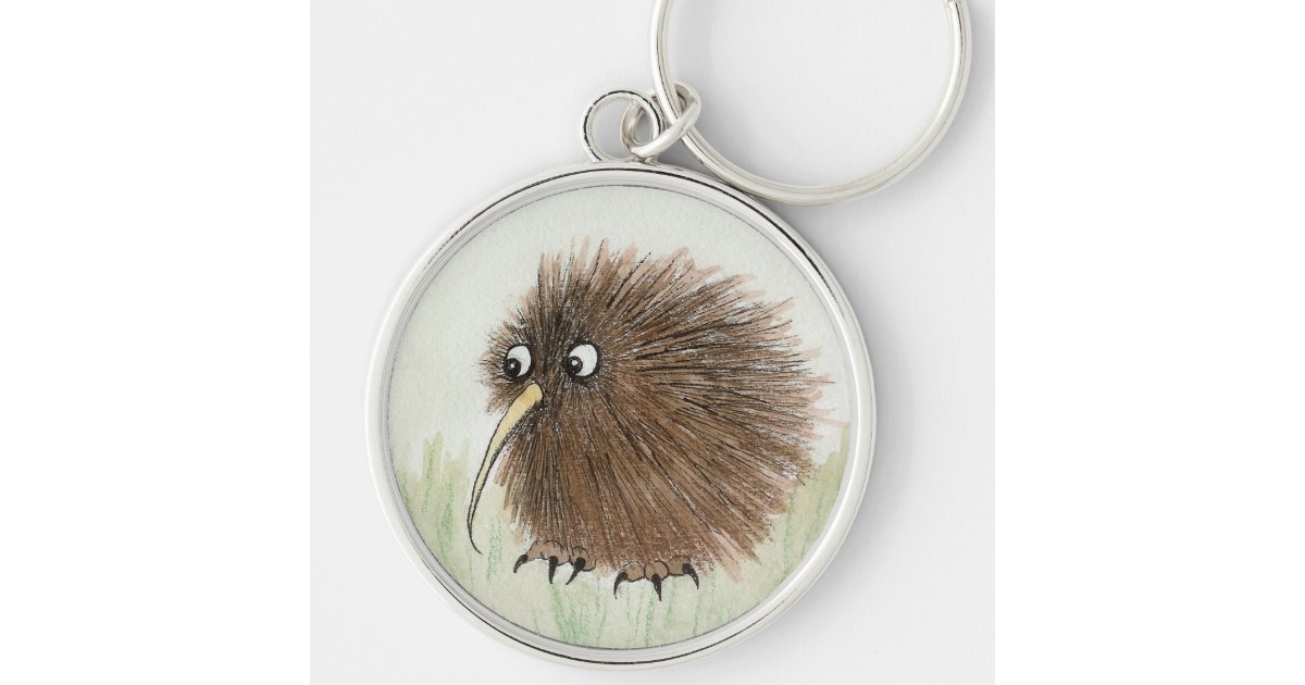 Kiwi Bird Key Ring | Zazzle
