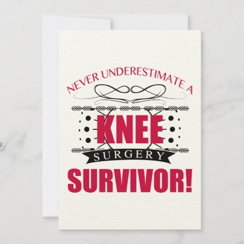 Knee Surgery Cards | Zazzle UK