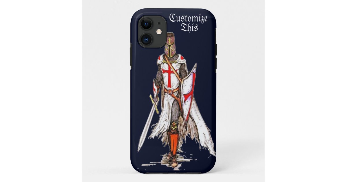 knight templar crusader phone case cover | Zazzle