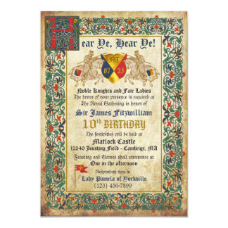 Medieval Birthday Cards & Invitations | Zazzle.co.uk