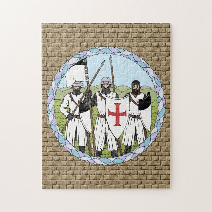 Knights Templar Jigsaw Puzzle | Zazzle.co.uk