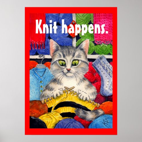 Knitting Posters & Prints | Zazzle UK