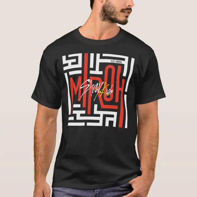 KPOP STRAY KIDS OFFICIAL LOGO MIROH T-Shirt | Zazzle
