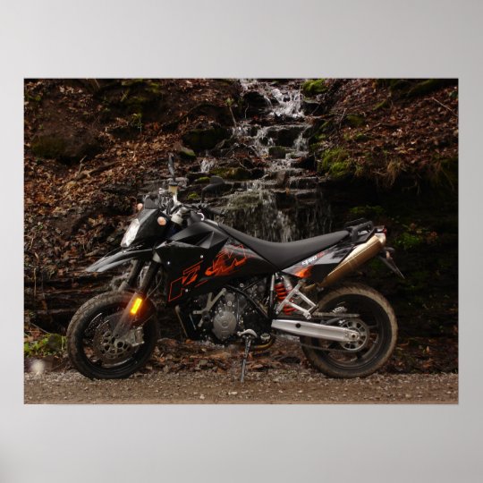 KTM 950 Supermoto Poster | Zazzle.co.uk