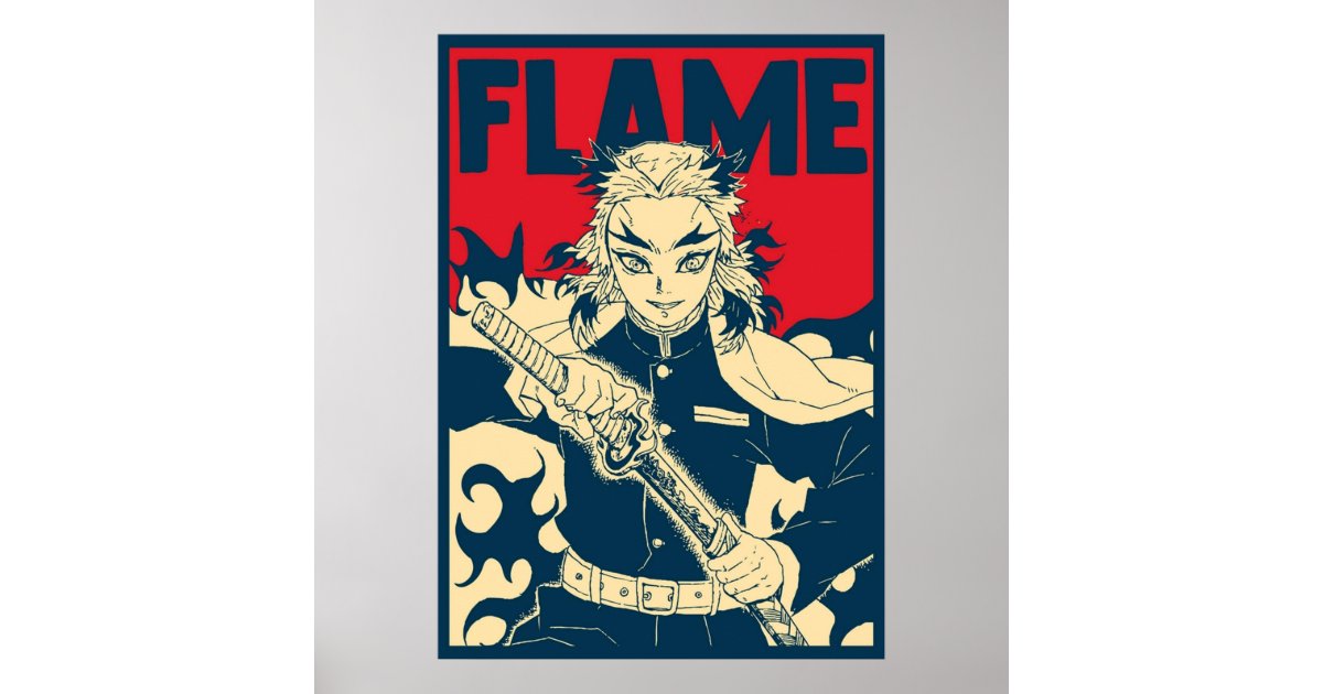 Kyojuro Rengoku Poster | Zazzle