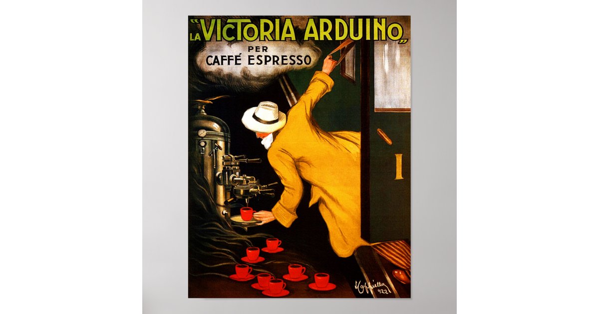 La Victoria Arduino Caffe Expresso Italy Poster | Zazzle