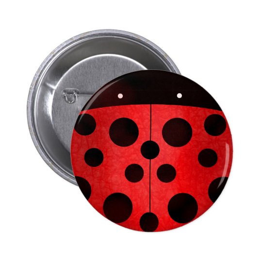 Ladybird Ladybug - pin badge buttons | Zazzle