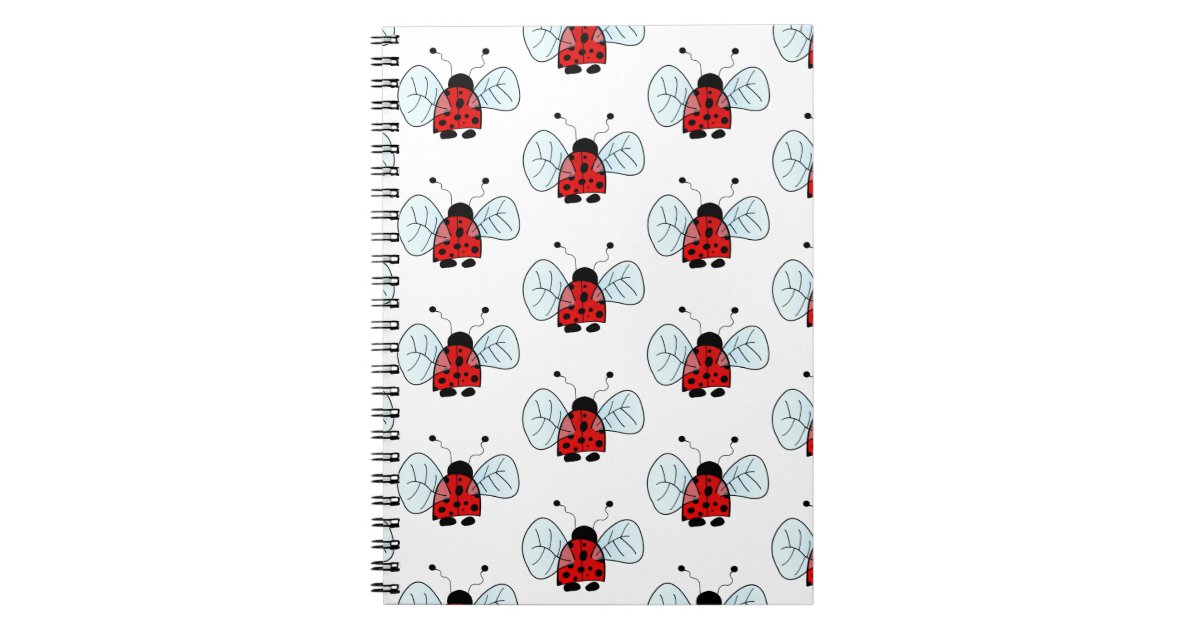 Ladybug Table Lamp Notebook | Zazzle