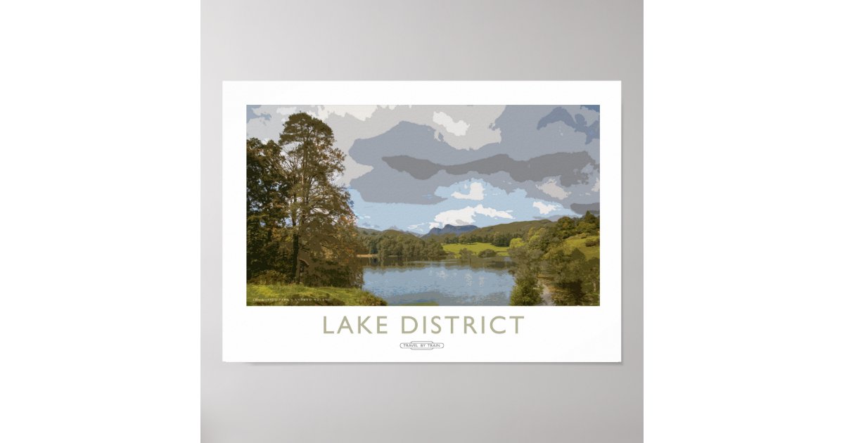 Lake District Railway Poster | Zazzle