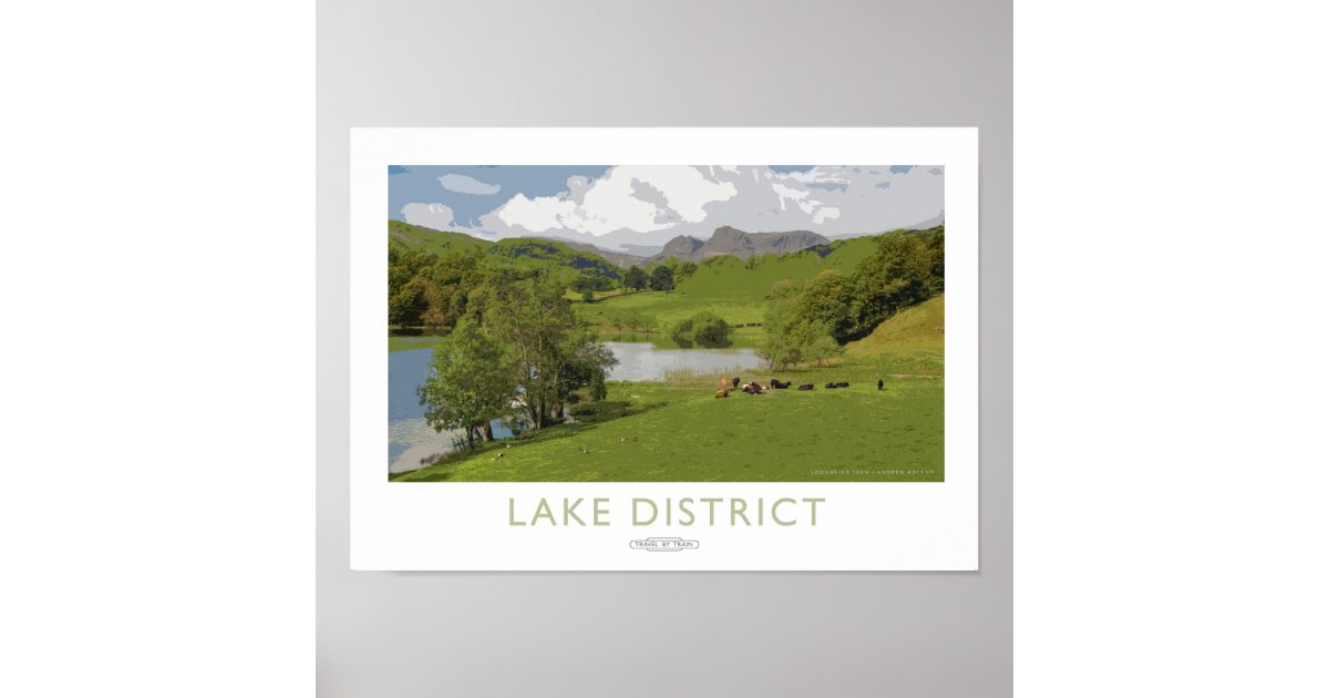 Lake District Railway Poster | Zazzle