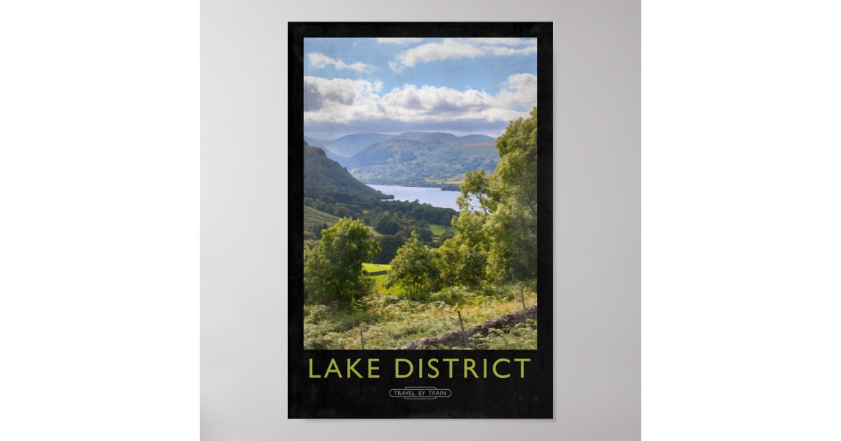 Lake District Railway Poster | Zazzle