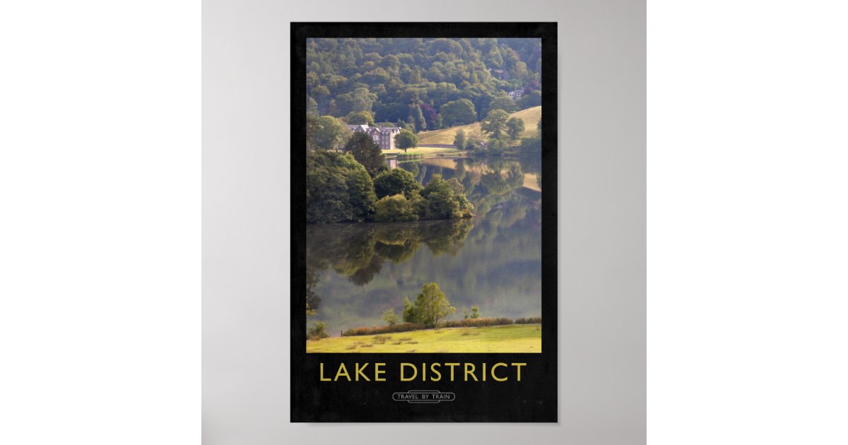 Lake District Railway Poster | Zazzle