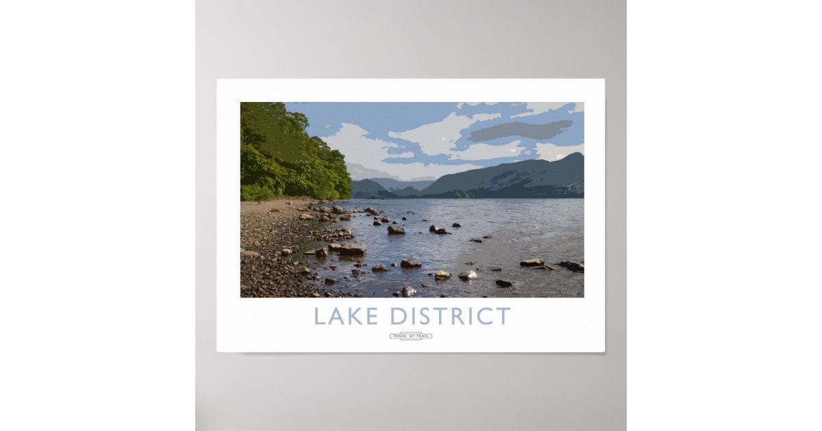 Lake District Railway Poster | Zazzle