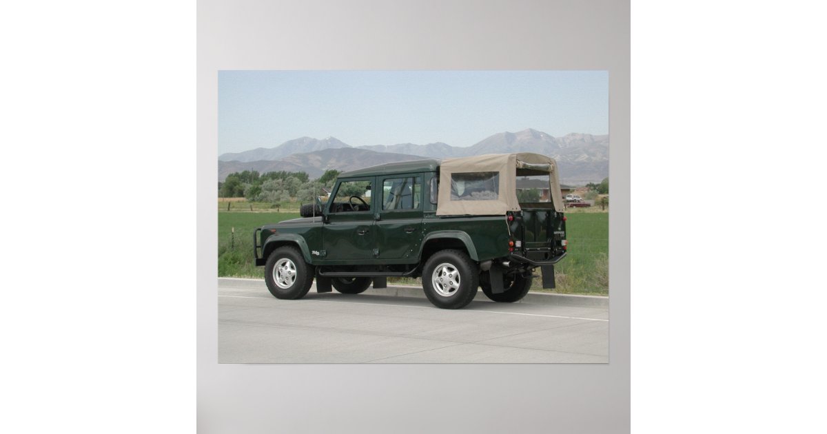 Land Rover Defender 110 Poster | Zazzle