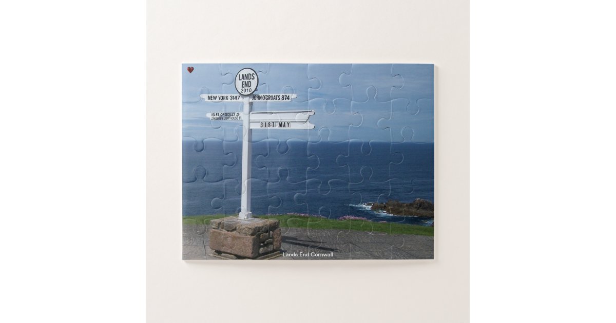 Lands End Cornwall Jigsaw Puzzle | Zazzle
