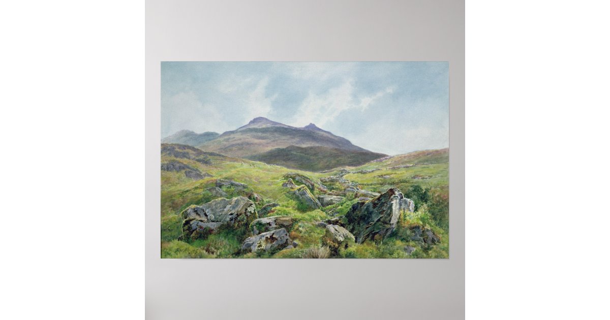 Landscape, Snowdon Poster | Zazzle