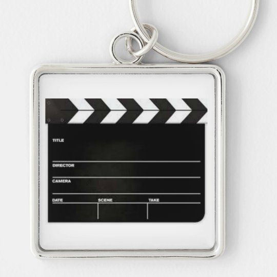 Large ClapBoard Film Slate Keychain | Zazzle.co.uk