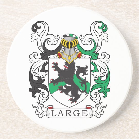 Large Family Crest (Irish) Coaster | Zazzle.co.uk