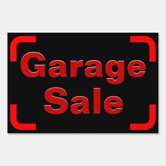 Large Garage Sale Yard Sign | Zazzle.co.uk