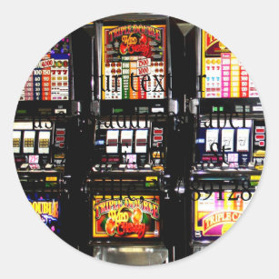 Slot Machine Stickers & Labels | Zazzle UK